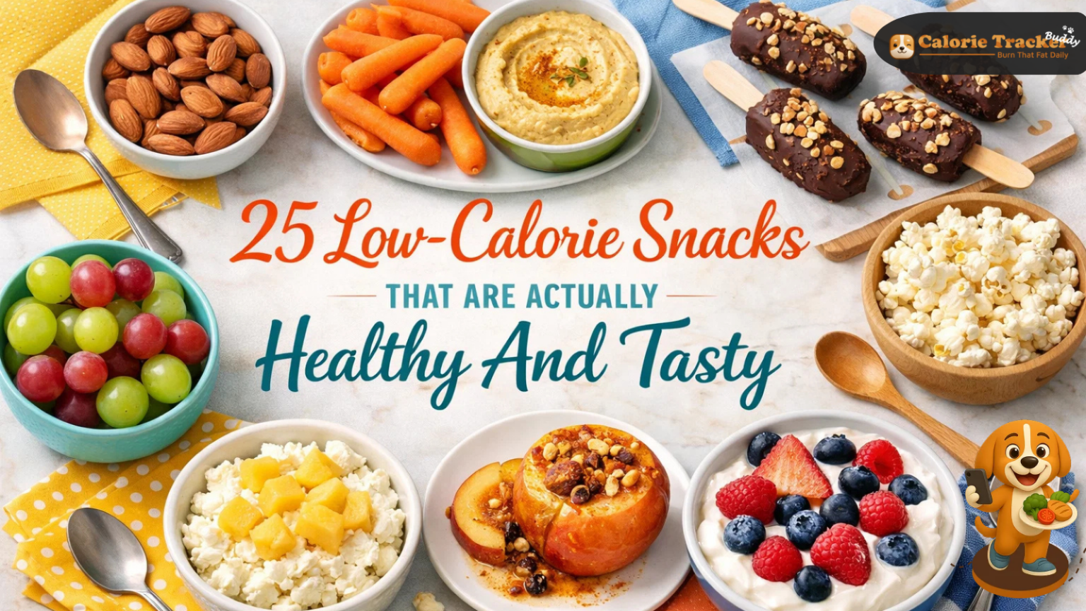 25 Low-Calories Snacks That Are Actually Healthy And Tasty