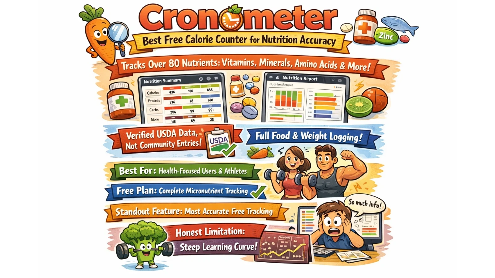 Top 5 Free Calorie Counter Apps That Are Truly Free (No Hidden Fees)